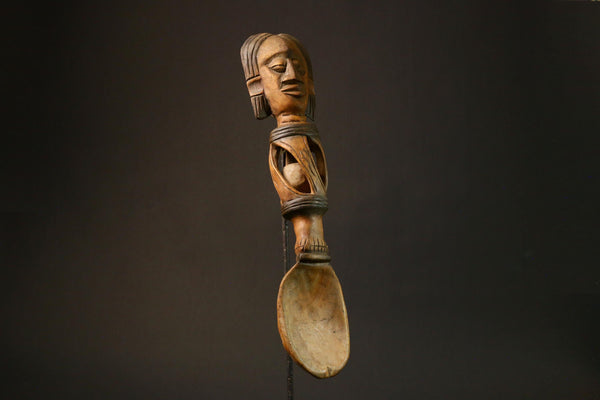 African Vintage Ifugao Wood Spoon Authentic Traditional Ceremonial Art ...