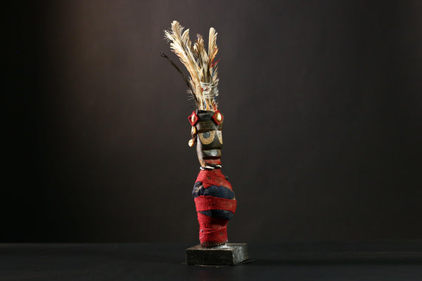 African Vintage Nkisi Nkondi Statue - African Collectible Voodoo Doll ...