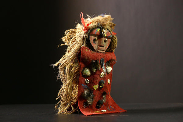 Authentic African Nkisi Nkondi Statue Collectible Voodoo Art Tribal Fe ...