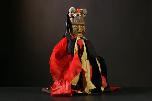 African Nkisi Nkondi Statue Tribal Collectible Voodoo Art Sculpture De ...